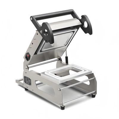 China 304 Stainless Steel Manual Food Tray Sealer FR160E with Compact Design and Tight Seal for sale