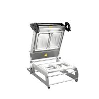 China Stainless Steel Compact Manual Tray Sealer CH-FR370E with 1 Year Warranty for Food Packaging for sale