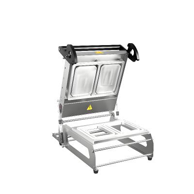 China Stainless Steel Compact Manual Tray Sealer CH-FR370E with 1 Year Warranty for Food Packaging for sale