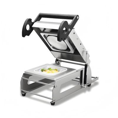 China 304 Stainless Steel Manual Tray Sealer CH-FR190YE with Tight Seal for Food Packaging for sale
