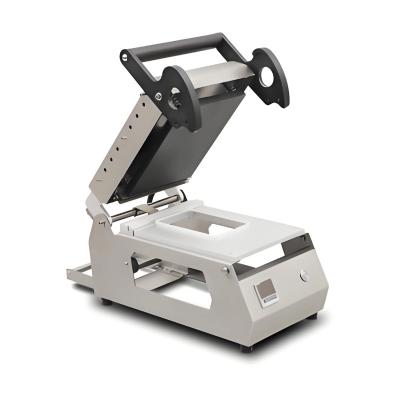 China Manual Tray Sealing Machine DQ-5 for Food and Meat Packaging for Plastic Containers Tray Food Tray Cross-cut  Sealing Machine for sale