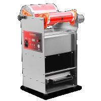 China Semi-Automatic Tray Sealer DF280YT with Food Grade 304 Stainless Steel and 6061 Anodized Aluminum Mold for Fast Food Packaging for sale