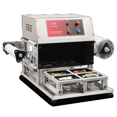 China Fully Automatic  Pneumatic Tray Sealing Machine CH-QF430T-S with Food Grade Stainless Steel and 6061 Anodized Aluminum Mold for Fresh Food Packaging for sale
