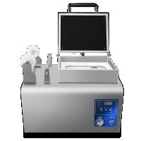 China Plastic Tray Vacuum Skin Sealing Machine CH-DQ230VST with Food Grade Stainless Steel and 6061 Anodized Aluminum Mold for Fast Food Packaging for sale