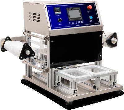 China Desktop Portable Precise Gas Injection Food Grade Stainless Steel Tray Sealing Machine CH-DQ260T-E for Modified Atmosphere Packaging for sale