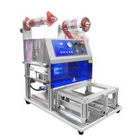 China Fully Automatic Tray Sealer QF430THX-E with Food Grade Stainless Steel and 6061 Anodized Aluminum Mold for Modified Atmosphere Packaging for sale
