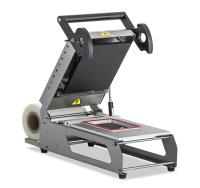 China Customizable Manual Edge Cutting Sealer Machine FR230A  with Adjustable Temperature Control and Ergonomic Handle for Food Trays for sale