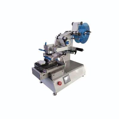 China Manufacturer's direct supply of small semi-automatic flat labeling machine CH-615 plastic part labeling machine, plane labeling machine for sale