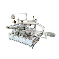 China Manufacturer Customized CH-902F Fully Automatic Four Head Double Side Metal Toolbox Adhesive Sticker Front and Back Labeling Machine for sale