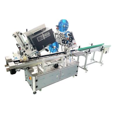 China Fully automatic printing and labeling machine CH-802 paper box flat instant labeling machine, bar code online printing and labeling machine for sale
