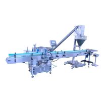 China Customized cosmetic powder filling machinery CH-300 fully automatic powder filling production line for sale
