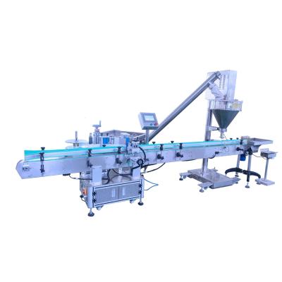China Customized cosmetic powder filling machinery CH-300 fully automatic powder filling production line for sale