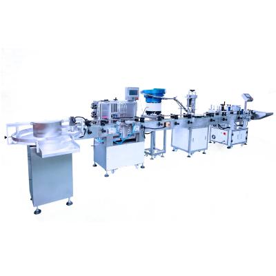 China Full Automatic Six Head Peristaltic Pump Filling Machine CH-GZ-R6 Essence Liquid Bottle Liquid Filling Production Line for sale