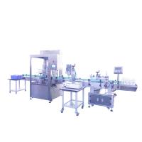 China Customized Fully Automatic Four Head Filling and Capping Pure Mineral Water Self Flowing Liquid Filling Production Line CH-GZ002 for sale