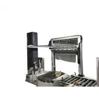 China Arm Wrapping Machine Surrounding Film Pallet Wrapper with Top Film Covering Packing Full Automatic Spiral Arm Winding Machine for sale