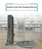 China CHIC Custom Automatic Electric Weighing Wrapping Turntable Stretch Film Pallet Packing Machine Wth PLC Control for sale