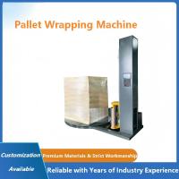 China Automatic Pallet Wrapping Machine Vertical Turntable Wrapper Pre-stretch Film Wrapping Machine Automatic Film Wrapper for sale