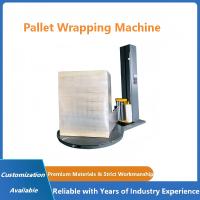 China Automatic Pallet Wrapping Machine Vertical Turntable Wrapper Pre-stretch Film Wrapping Machine Automatic Film Wrapper for sale