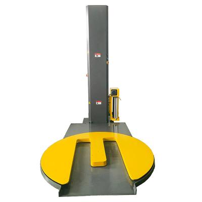 China CE and PLC Custom M-type Forklift-operated Wrapping Packer with No Ramp Required for Loading for Wrapping of Pallets for sale
