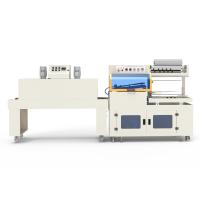 China Fully Automatic High-Speed L-Type Sealing Cutting Heat Shrink Wrapping Machine PLC-Controlled Food Cartons Cans Tableware for sale