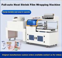 China Fully Automatic L-Type Sealing and Cutting Heat Shrink Wrapping Machine With 1.5m Tunnel for packaging lines for sale