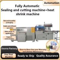 China Fully Automatic Sealing and Cutting Heat Shrink Machine Mineral Water Heat Shrink Film Packaging Machine Plastic Sealing Machine for sale