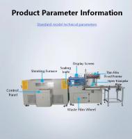 China Fully Automatic Sealing and Cutting Heat Shrink Machine Mineral Water Heat Shrink Film Packaging Machine Plastic Sealing Machine for sale