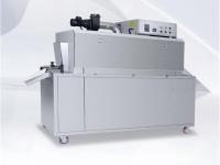 China Fully Automatic Electric PLC-Controlled Steam Heat Shrink Wrapping Machine PVC/PET Film Sleeve Wrapper for Beverage Bottles Cans for sale
