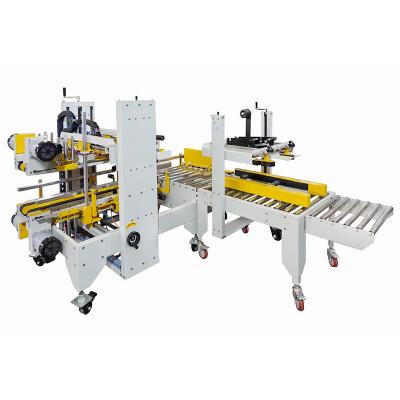 China Automatic Electric H-Type Four-Corner Carton Sealing Machine with H-Tape for Food Packaging High Productivity for sale
