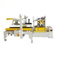 China Automatic H-Type Carton Sealing Machine with Flap Folding and Four-Corner H-Box Sealing for Food Packaging for sale