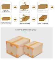 China Automatic H-Type Carton Sealing Machine with Flap Folding and Four-Corner H-Box Sealing for Food Packaging for sale