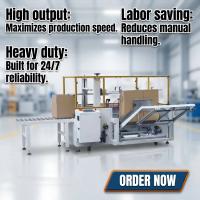 China Automatic Cartoning Machine Vertical Unboxing Forming Bottom Straight Tape Sealing Packaging Equipment for Production Lines for sale