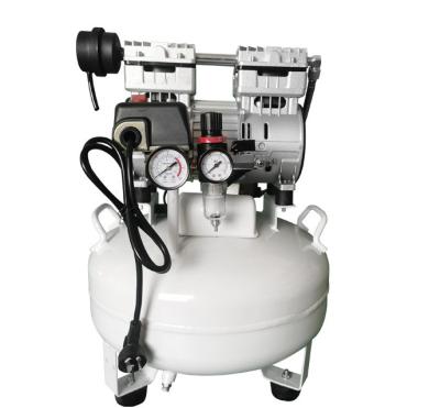 China 800w Oil Free Piston Air Compressor 25L Air Cooling 45KGS for sale