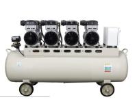 China 8 bar Oil Free Piston Air Compressor 6000w  Electric Portable for sale
