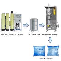 China Plastic Pouch Small Bag Pure Water Liquid Sachet VFFS Packaging Machine for sale