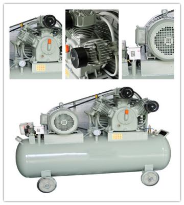 China 380v 3 Cylinder 7.5kw 10Hp Reciprocating Piston Compressor Drive Belt for sale