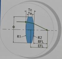 China 400-700nm Double Plano Convex Lens Double Convex Optical Lenses Shape Customized for sale