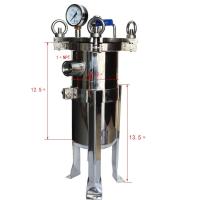 China Vacuum Suction Filter Bag Made of 304 Stainless Steel for Industrial Water Filtration for sale