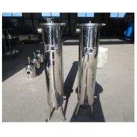 China PLC Controlled Precision Stainless Steel Bag Filter for Tap Water Purification for sale