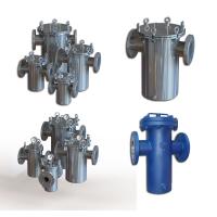 China basket type cast iron stainless steel water filter machine for water treatment water filter housing PN16 DN50 DN200 for sale