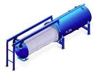 China 50KG Stainless Steel Industrial Spray Paint Leaf Filter For Bleached Soil Crude Oil for sale