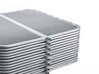 China High flow automatic stainless steel horizontal plate filter for Oil/Food/Chemical/etc for sale