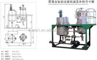 China Carbon Steel Vertical Plate Type Leaf Filter with and Rated Pressure of 0.1-0.4Mpa for sale