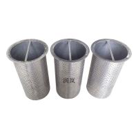 China Stainless Steel 304/316 Perforated Basket Filter Bag with 6 Months of Core Components for sale
