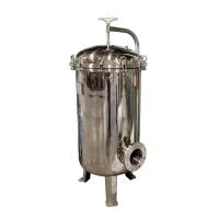China Silicone Seal Stainless Steel Sanitary Bag Filter Housing for Water Purification Needs for sale