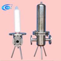China EPDM/Silicone/Viton Seal Stainless Steel 316L Cartridge Filter Housing for Separating Gas and Solid from Top for sale