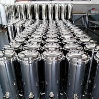 China Polished SS 304 316L Activated Carbon Filter Housing Filtration Machine with 12 Months for sale
