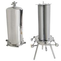 China EPDM/Silicone/Viton Seal Material Multi Cartridge Filter Housing for Water Filtration for sale