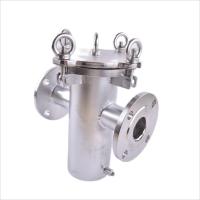China Seawater Filtration Basket Filter Pipe Filter For Petrochemical Industries for sale