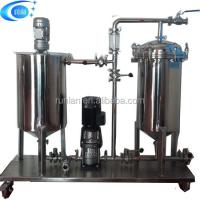 China Stainless Steel Diatomaceous Earth Filter With Mixer, diatomite filter machine for food and beverage for sale